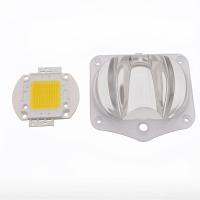 China 166×85 Degree COB LED Street Light Lens 91% Transmittance Borosilicate Optical Glass Lens for Warehouse Light for sale