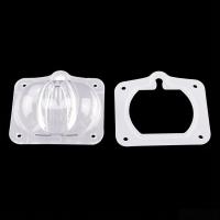 China Custom 91% Transmittance 166×85 Degree PC COB LED Optical Lens for Street Light and Tunnel Lighting OEM ODM for sale