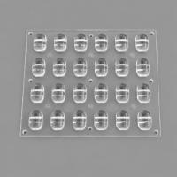 China Custom 75×135 Degree Square LED Optical Lens with 135×112mm PCB Board for Street Road Lighting for sale