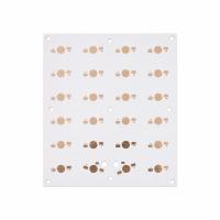 China Custom 75×135 Degree Square LED Optical Lens with 135×112mm PCB Board for Street Road Lighting for sale