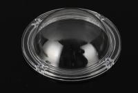 China 100mm Diameter 91% Transmittance Clear PC Cover for 50W 100W COB LED High Bay Light Lens for sale