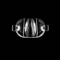 China Asymmetric LED Optical Lens 135x85 Degree PC 18x10.05x7.55mm for Wall Washing Lighting for sale