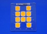 China 78mm Borosilicate Glass Lens for CXB 3590 COB LED - 60° Beam Angle, 93% Transmittance for sale
