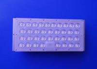 China 3030SMD 150mA LED Street Light Module 100x140 Degree Wide Angle Lens PCB Board 80W 100W for sale