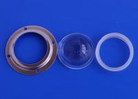 China 10-30W COB LED Lens 50mm High Borosilicate Glass 70-90 Degree for sale