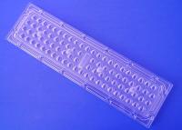 China 84-LED SMD3030 Array PC Lens Module 252x70mm 136x78° Beam Angle for 50-70W Street Lighting for sale