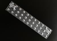 China 120 Degree SMD 3030 2835 Linear LED Lens 286x61x6.3mm PMMA for sale