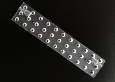 China 120 Degree SMD 3030 2835 Linear LED Lens 286x61x6.3mm PMMA for sale