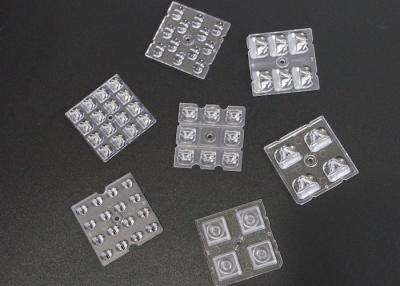 China SMD3030 SMD5050 PCB Module SKD 4 LED Array Lens 16leds 50x50mm 120x68 Degree for sale