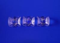 China 10x120 Degree PC PMMA Optical Lens Butterfly Shape 26.5x25mm for SMD3030 LED for sale