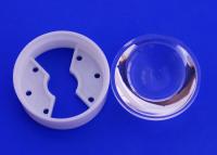 China Bridgelux 23mm Plano Convex Lens 60 Degree Clear PMMA for 1-3W LED for sale