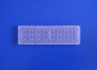 China PCB Module LED Street Light Lens SMD5050 50x145 Degree Optical PC 256.6x78.6mm for sale