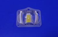 China PC LED Collimator Lens 86×76×30.6mm with 166×85° Beam Angle for Street Lighting for sale