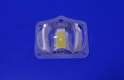China PC LED Collimator Lens 86×76×30.6mm with 166×85° Beam Angle for Street Lighting for sale