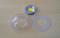 China PC Lens for 100W 200W LED High Bay Light 120mm Diameter 100 Degree Beam Angle for sale