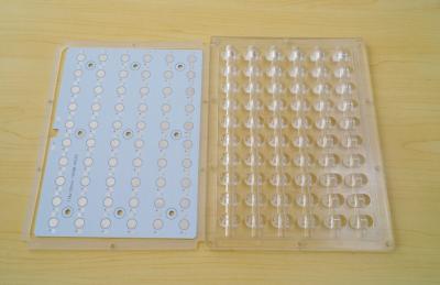 China 60W LED Collimation Lens for Street Lighting - 200x150x11.65mm PC Optical Lens with E26/E39/E40 Mounting for sale