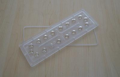 China LED Collimator Street Lens 18W Optical Lens for Road Lamp 235x80x5mm PC for sale