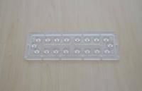 China 18W Asymmetric Collimator LED Reflector Lens for Street Lights - 235x80x5mm Size, 4 Vehicle Lane Coverage for sale