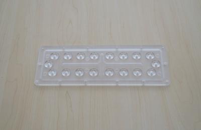China Street Light 4 Vehicle Lanes LED Lens 235x80x5mm PC Optical for Main Road Lamp Retrofit for sale