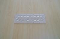 China Replaceable LED Asymmetric Lens 235x80x5mm for 2-3 Vehicle Lanes Street Light Retrofit for sale