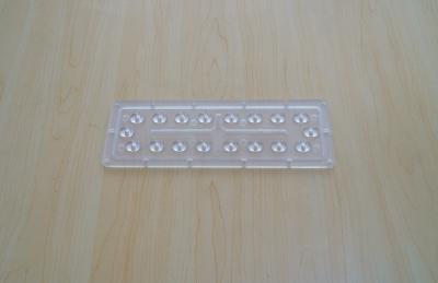 China Replaceable LED Asymmetric Lens 235x80x5mm for 2-3 Vehicle Lanes Street Light Retrofit for sale