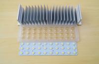 China 90 Degree 45mil Chip 3x10 LED Street Light Components Optical Grade PC Lens 250x74mm for sale