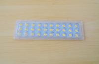 China 90 Degree 45mil Chip 3x10 LED Street Light Components Optical Grade PC Lens 250x74mm for sale
