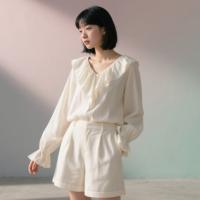 China Soft Polyester Pants Fabric Breathable 43% Polyester 57% Cotton Fabrics 184GSM for sale