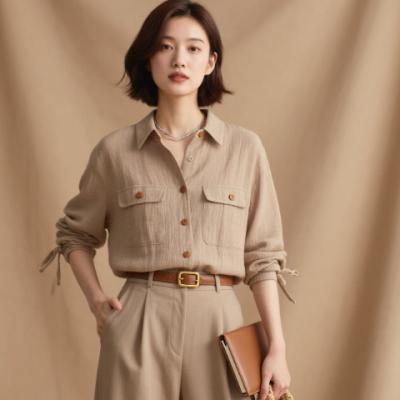 China Matte Stretch Cotton Fabric Comfortable 94% Cotton 6% Spandex Fabric Suitable For Shirt Pants for sale