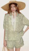 China 105GSM Autumn Winter Dress Fabric Off White Textured Dress Fabric 20% LONGCELL 58% polyester 22% Tencel for sale