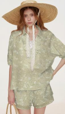 China 105GSM Autumn Winter Dress Fabric Off White Textured Dress Fabric 20% LONGCELL 58% polyester 22% Tencel for sale