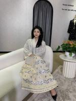 China MT404  Middle Eastern Modest Wear Gold & Silver Sequin Geometric Kaftan Abaya for sale