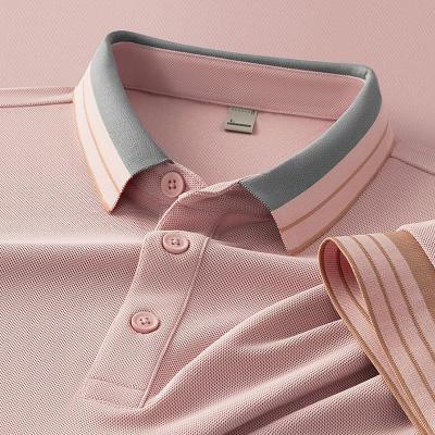 China 2162 Summer Hot Item 200g 100% Polyester Fiber Men's Cotton Imitation Round Bead T-shirt for sale