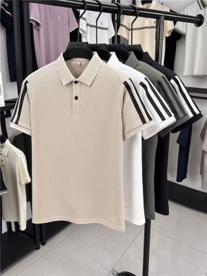 China 2192 Summer Hot Item 200g 100% Polyester Fiber Cotton polo shirt men's top for sale