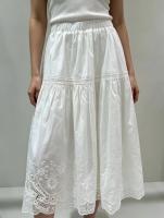 China 100% pure cotton seasonal popular breathable and moisture absorbing jacquard short skirt for sale