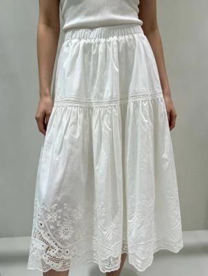 China 100% pure cotton seasonal popular breathable and moisture absorbing jacquard short skirt for sale