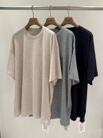 China 68% cotton 32% spandex casual breathable comfortable oversized loose fit T-shirt for sale