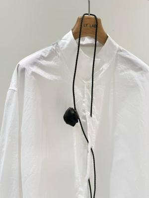 China 100% pure cotton high-end eternal poplin shirt, loose custom soft and silky smooth for sale
