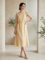 China Breathable 65% Linen 25% Viscose 10% Polyester Woven Fabric Soft Drape Skin Friendly Natural Texture for Summer Apparel for sale