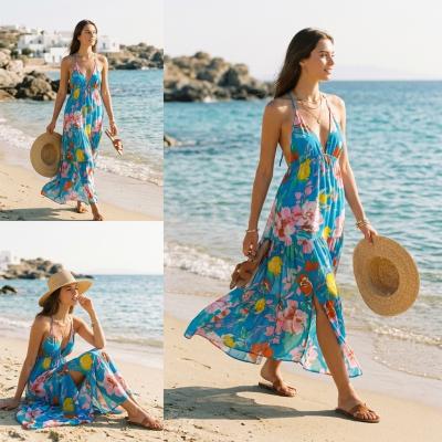 China 1001# BOHEMIAN WATERCOLOR PEONY PRINT 100% POLYESTER FABRIC, BREATHABLE CLOTH FOR SUMMER WRAP DRESSES HOT SALE CROSS-BORDER for sale