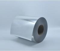 China WG4633 Mentalized Bright Silver BOPP Acrylic Adhesive Label 0.050mm Thickness with 24 Month Shelf Life for sale