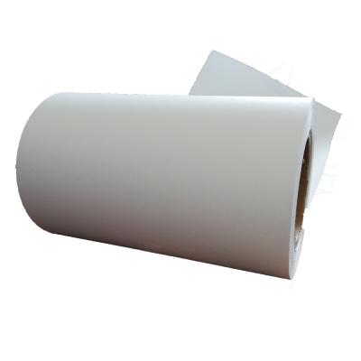China HM2033 Eco Thermal Hotmelt Glue Glassine Liner Self Adhesive Thermal Paper 70gsm for Price Tags and Weighing Scales for sale