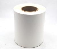 China TG4834 PP Glossy Tire Label Material 60Mic with 55g/m² Adhesive for Automotive Applications for sale