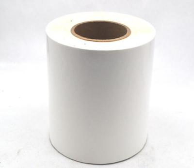 China TG4834 PP Glossy Tire Label Material 60Mic with 55g/m² Adhesive for Automotive Applications for sale