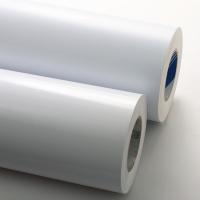 China 80μm PE White Top Coated Adhesive Label Material WG9033 with 78g/m² Basis Weight and -20℃ to +80℃ Temperature Range for sale
