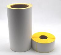 China HM2233H Thermal Paper Labelstock with 70 GSM Facestock and 12N/25mm Adhesive Strength for Industrial Labeling for sale
