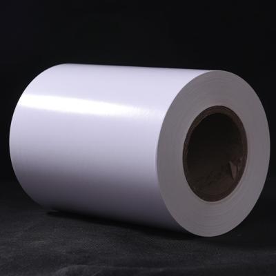 China WG0133 Adhesive Labelstock with 80 GSM Cast Coated Facestock and 62g White Glassine Liner for Professional Labeling for sale