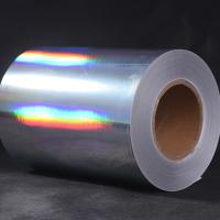 China WG4733 Holographic Rainbow Film Label Material 50μm with 2.1 Kg/in Adhesive Force and 24 Month Shelf Life for sale
