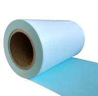 China HM2033L Thermal Paper Adhesive Label Material with Eco Hotmelt Glue and Blue Glassine Liner for Industrial Applications for sale
