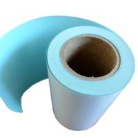 China HM2233L Top Thermal Paper Adhesive Label Material with Hotmelt Glue and Blue Glassine Liner - Custom Industrial Label Solutions for sale